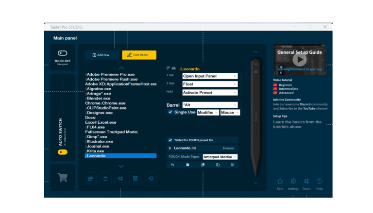 Support | Stylus and Microsoft Windows Tablet apps - Touch Screen ...